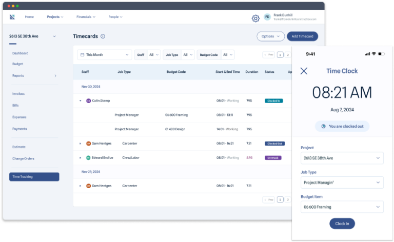 Time Tracking - Konstruct IQ